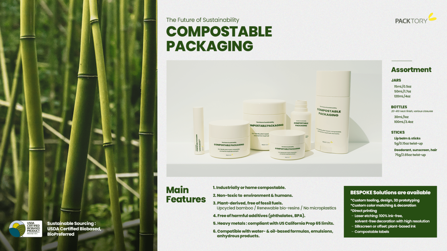[NEW PRODUCT] COMPOSTABLE PACKAGING – PACKTORY